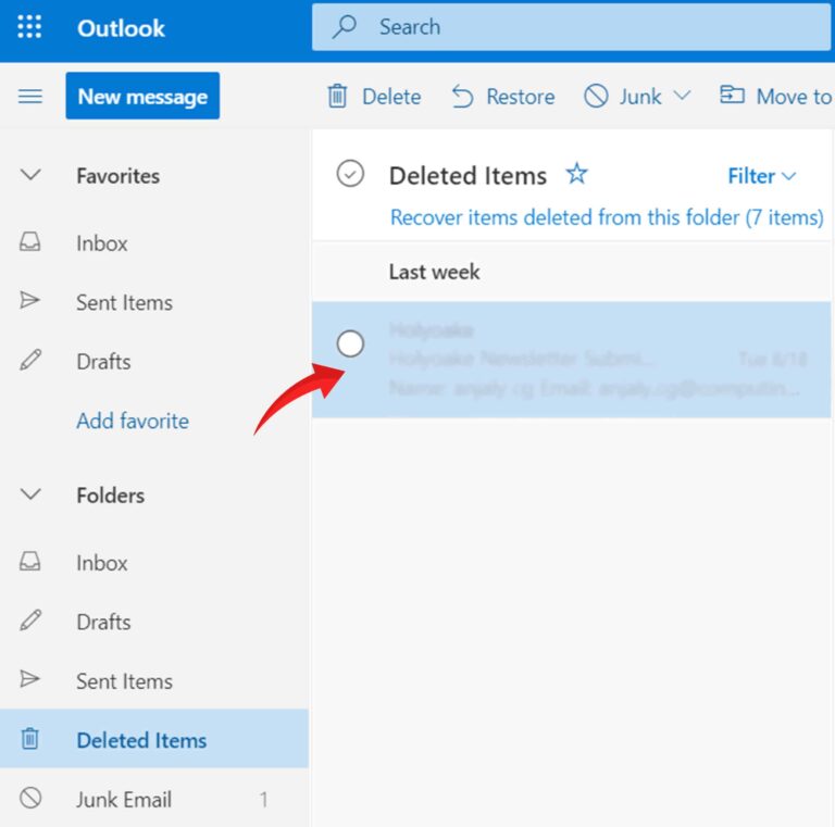 How do I recover deleted emails in Outlook? - Computing Australia