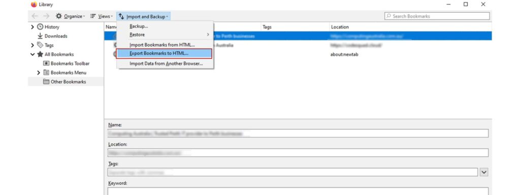 How to Back up and Migrate Your Bookmarks - 5 Minute HelpDesk